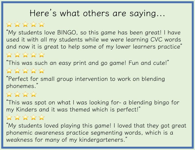 Blending BINGO Phonemic Awareness Halloween Themed Game for ...