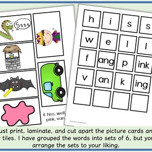 Spell-a Word Bonus Letters & Glued Sounds Word Building/spelling ...
