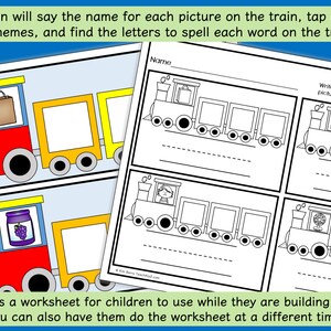 CVC Word Building/cvc Words to Build and Write/digital Download ...