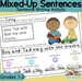 Mixed-up/scrambled Sentences/grades 1-2 Writing Center/language Arts ...