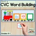 CVC Word Building/cvc Words to Build and Write/digital Download ...