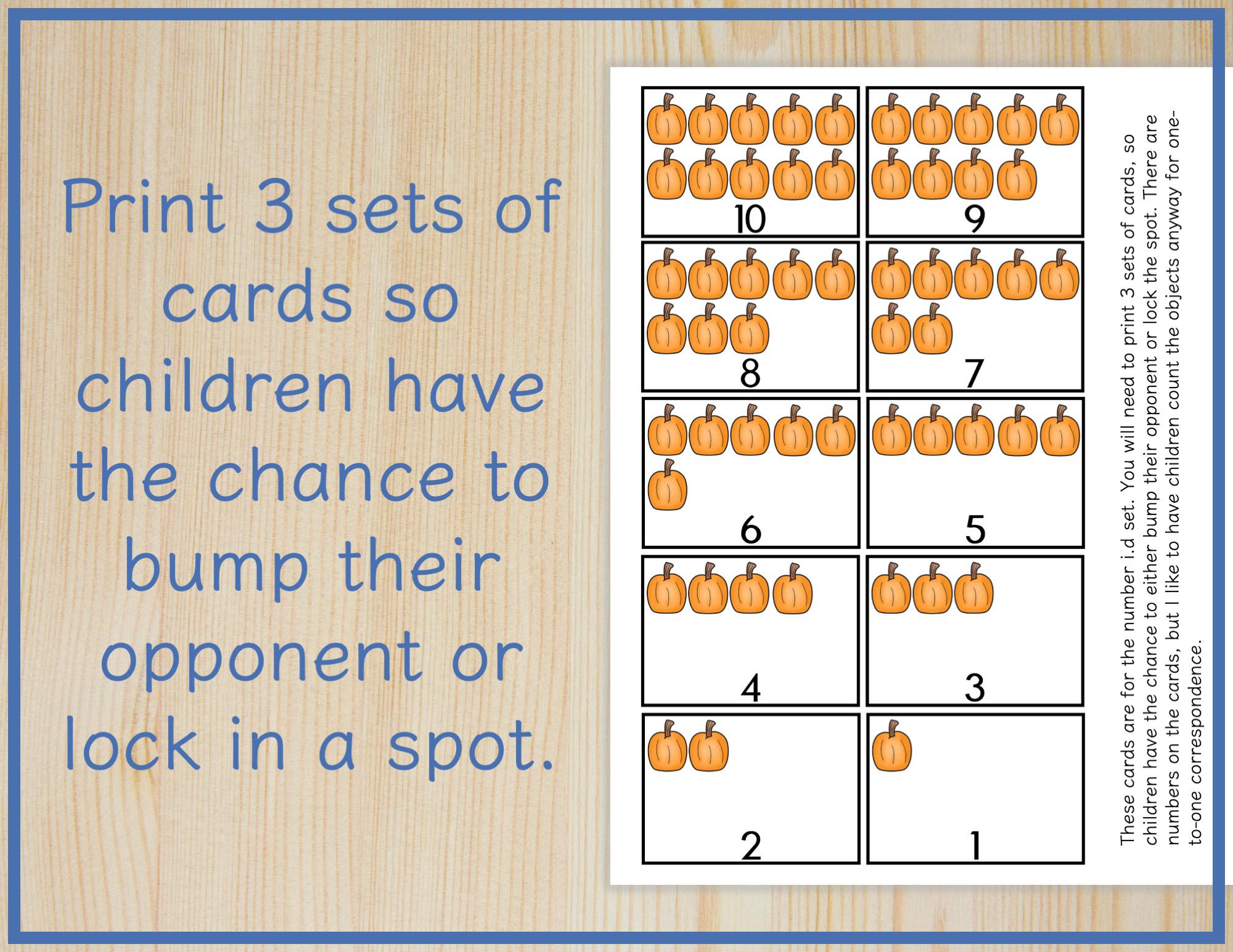 BUMP Math Games for Number ID and Addition to 12 or 18 Differentiated ...