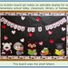 Valentine's Day Bulletin Board Set With Reading Animals/reading is a ...