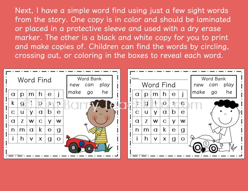 Sight Words Story/decodable Reader/easy Reading for - Etsy