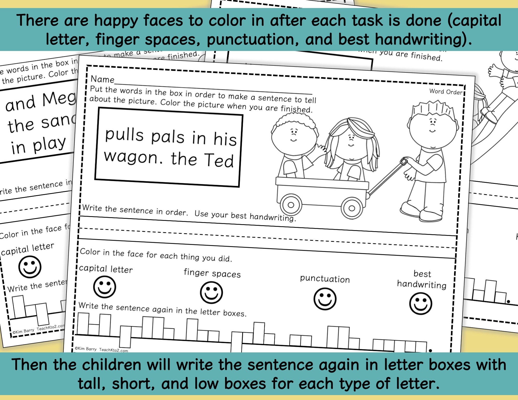 Mixed-up/scrambled Sentences/grades 1-2 Writing Center/language Arts ...