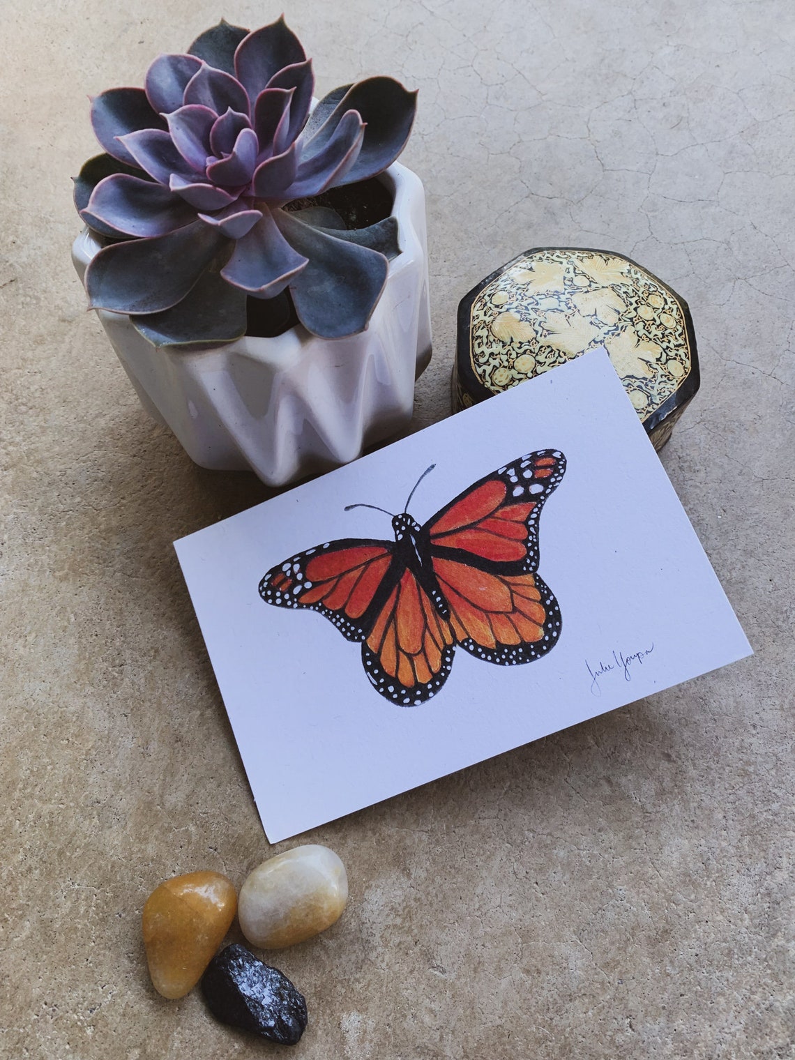 Monarch Butterfly Art Print Downloadable Art Print - Etsy