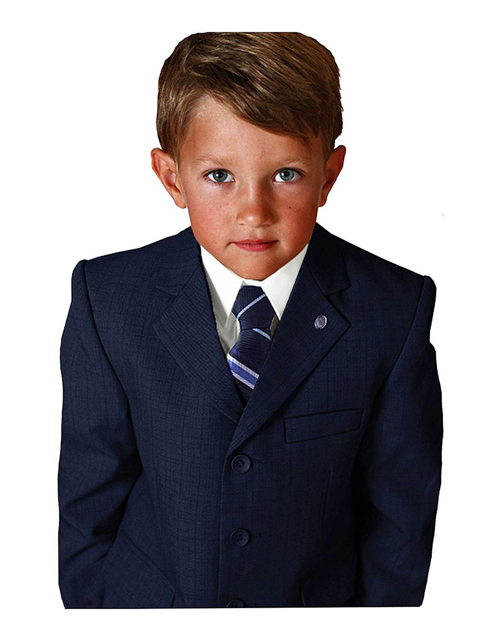 Formal Boys Suit in Colors Charcoal Navy Blue Brown 5 Piece - Etsy