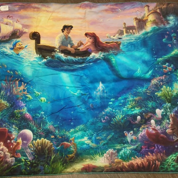 Little Mermaid Quilt Panel - Etsy