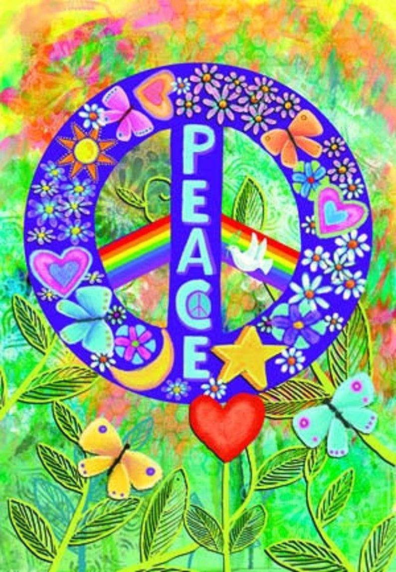 Peace Flag - Etsy