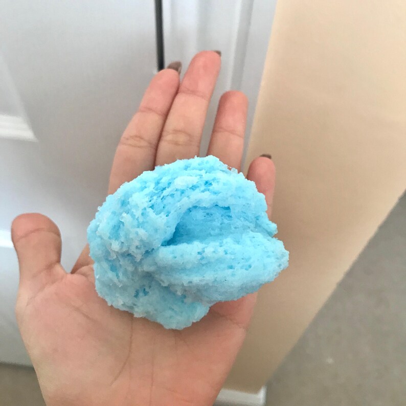 Cloud Slime / Ice Slime / Snow Slime / Slushie Slime Blue | Etsy