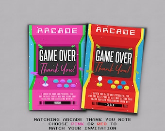 Arcade Thank You - Etsy