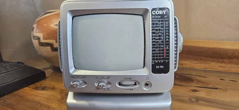 5-inch Screen Coby TV Plus AM/FM Radio~works~great Shape - Etsy