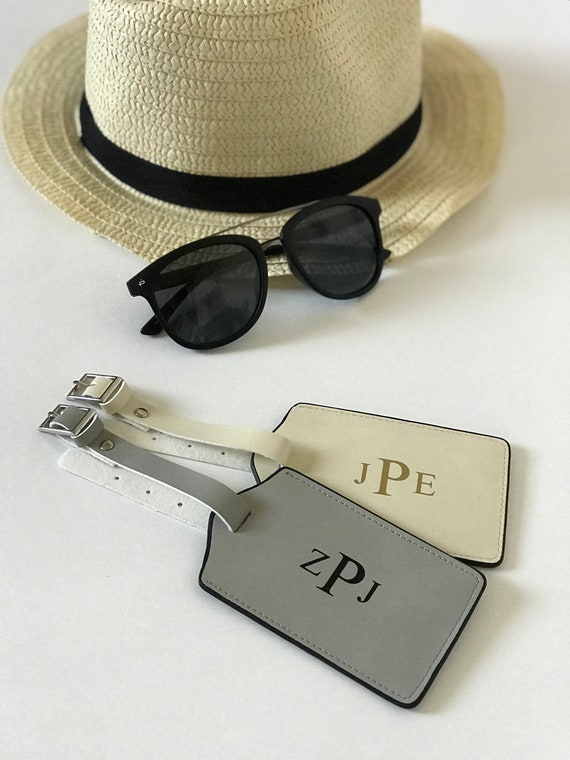 Personalized Luggage Tags Monogrammed Luggage Tags Travel | Etsy