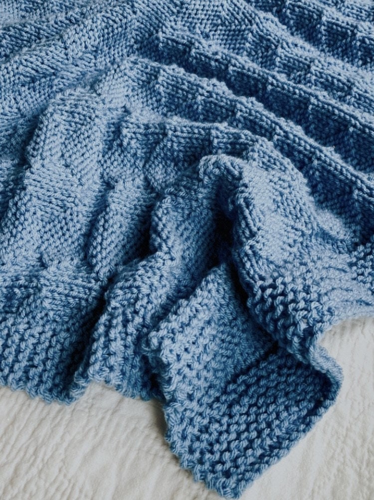 The Chess Pie Blanket Knitting Pattern - Etsy