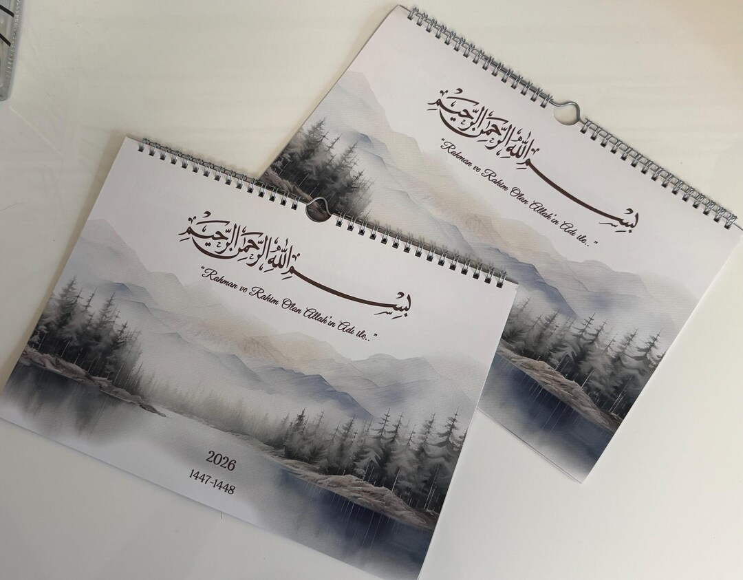 Islamic Calendar 2026, Dini Günler Takvimi 2026, Islamic Wall Calendar ...