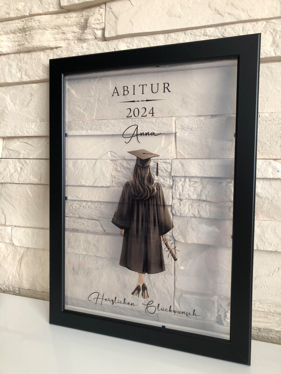 Abitur 2024, Abi 2024, Abitur Gift, Abitur Picture Frame, Personalized ...