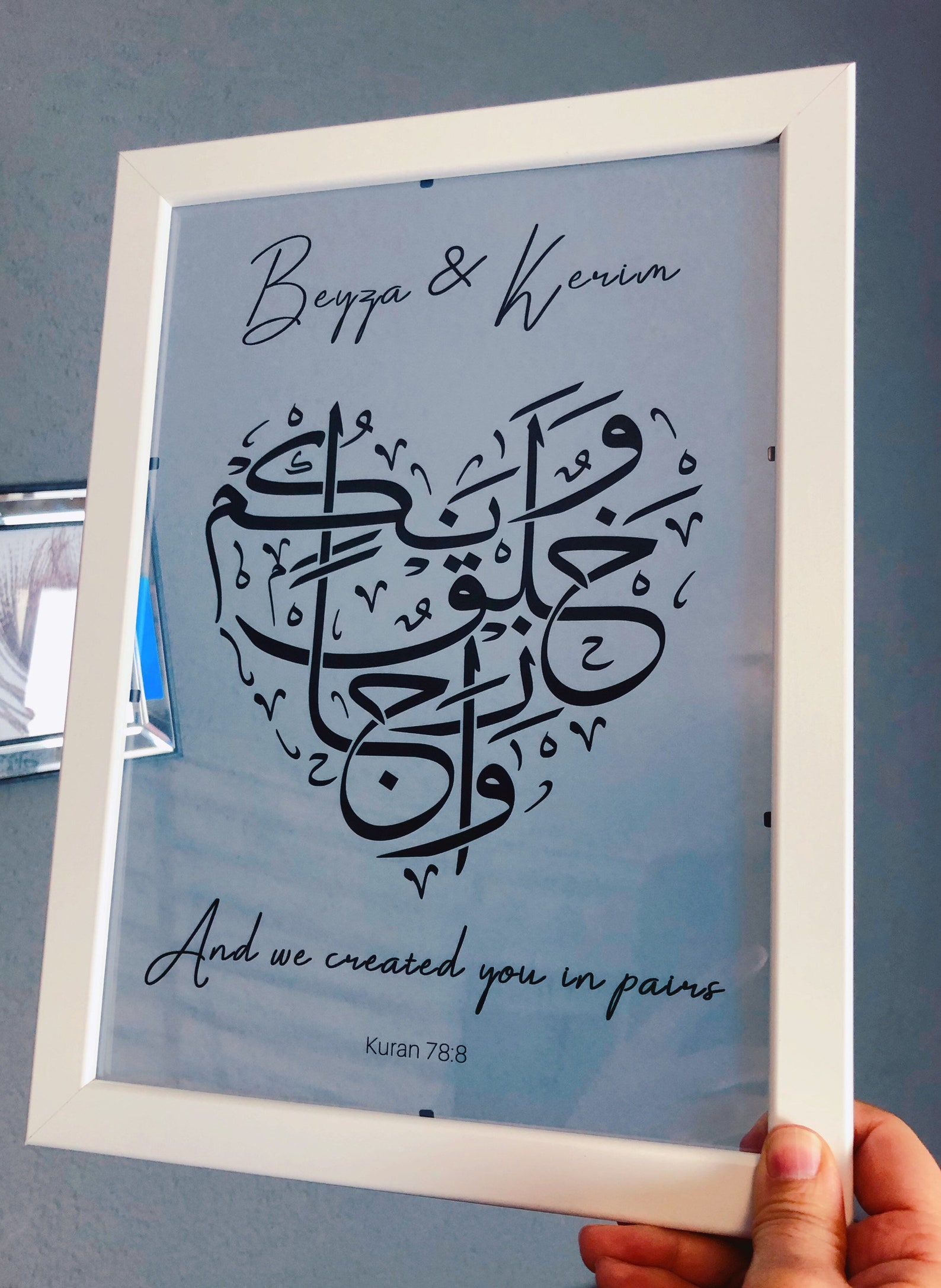 Islam, Wedding Poster, and We Created You in Pairs, Gift Idea ...