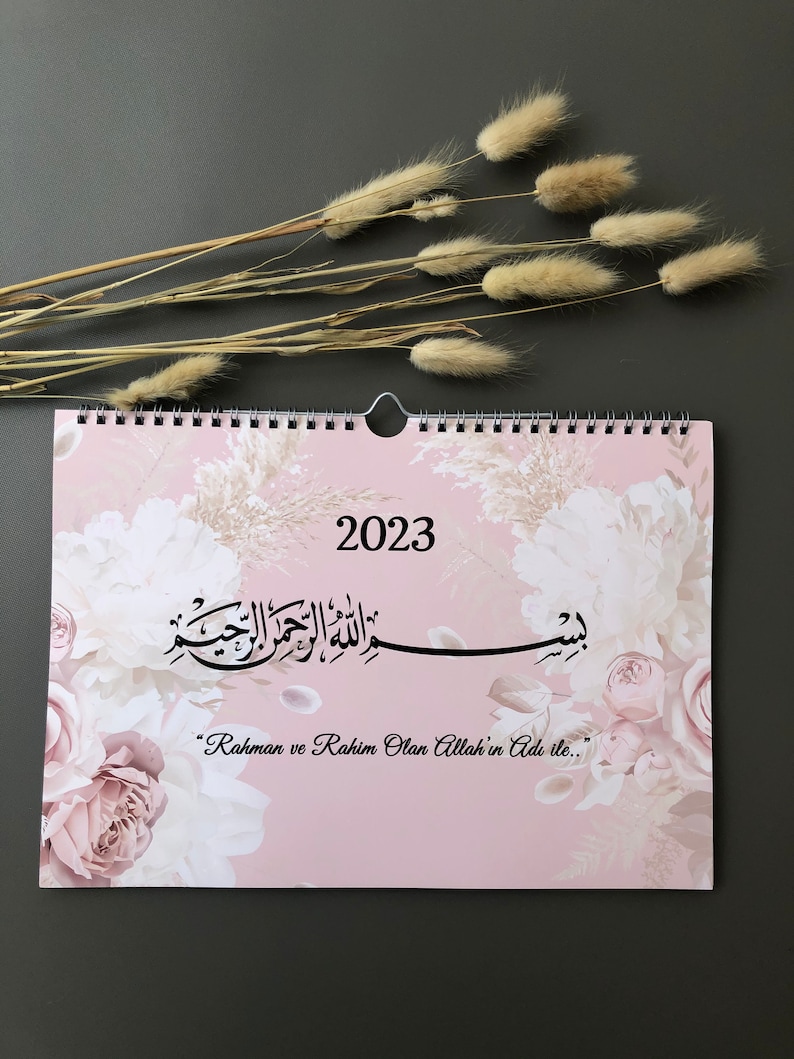 Islam Calendar Takvim 2023 Takvim Turkish Calendar Dini - Etsy Canada