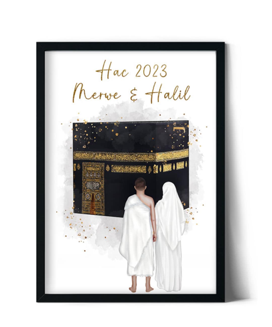 Islamic Gifts, Hac Poster, Umrah Gift, Hajj Gift, Hajj Poster Man and ...