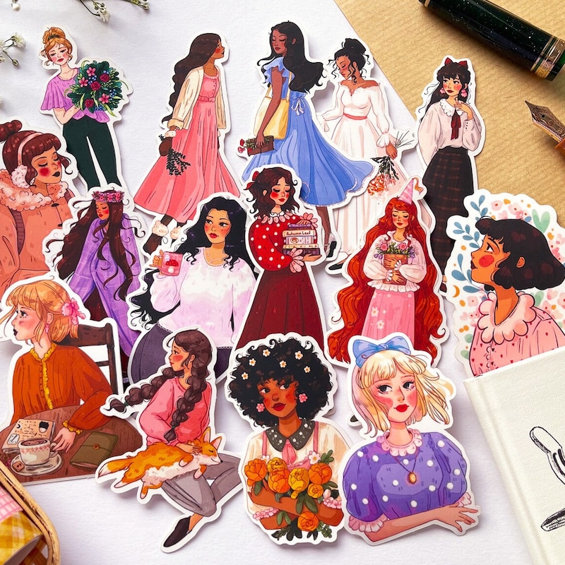 Stickers de niñas - Etsy España