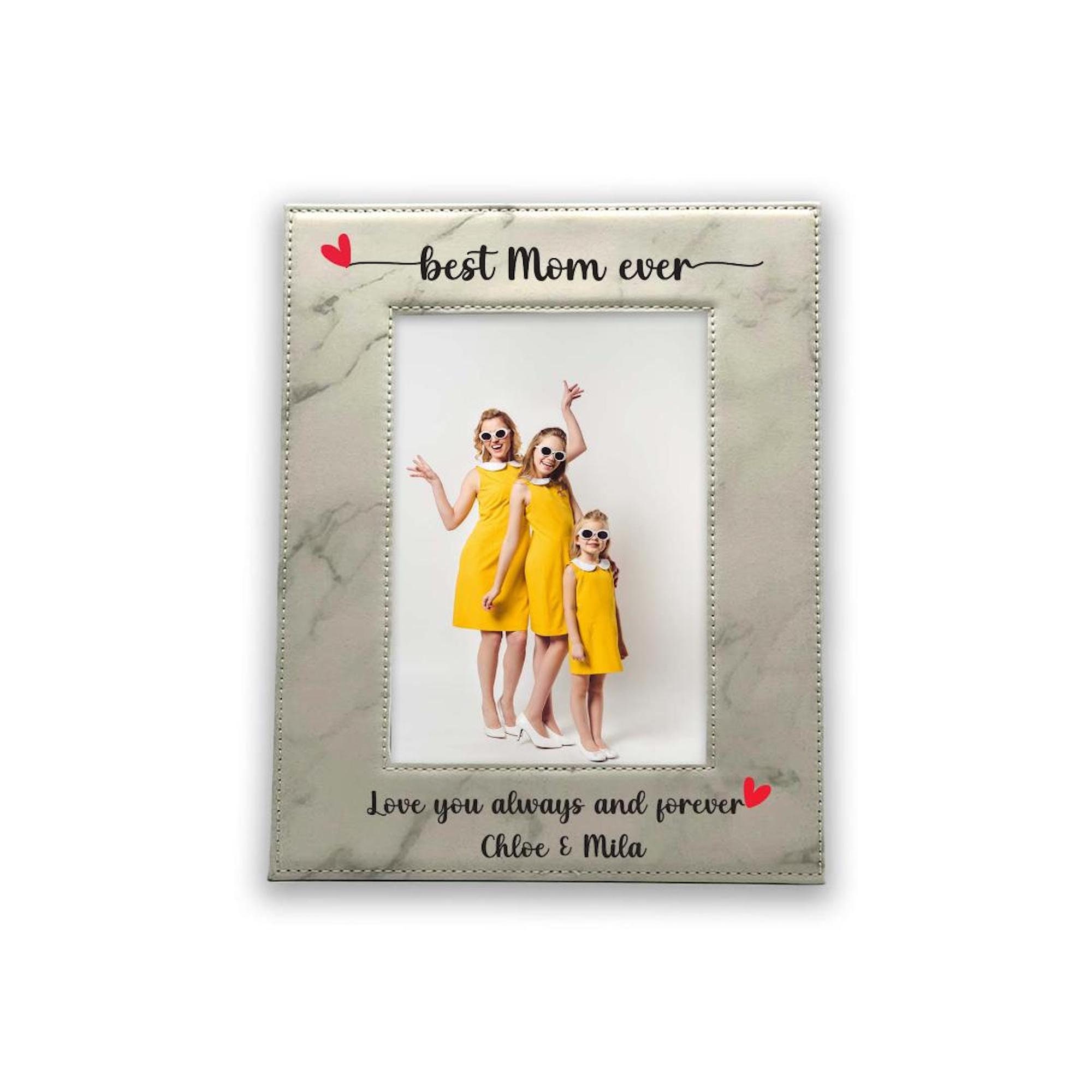 Best Mom Ever Photo Frame, Personalized Mom Picture Frame, Custom Gift ...