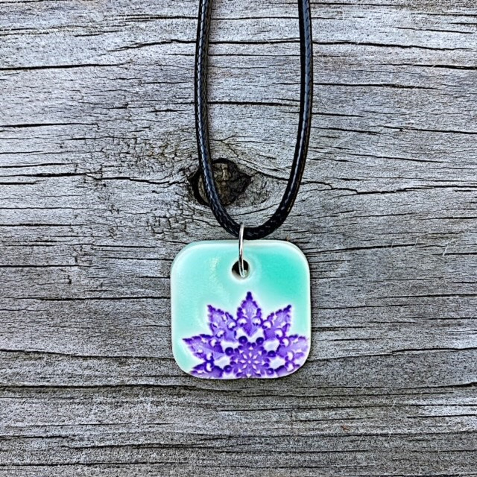 Flower Pendant, Boho Necklace, Flower Charm, Flower Necklace, Boho ...