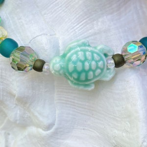 Sea Turtle Bracelet, Sea Turtle Jewelry, Beach Bracelet, Friendship ...
