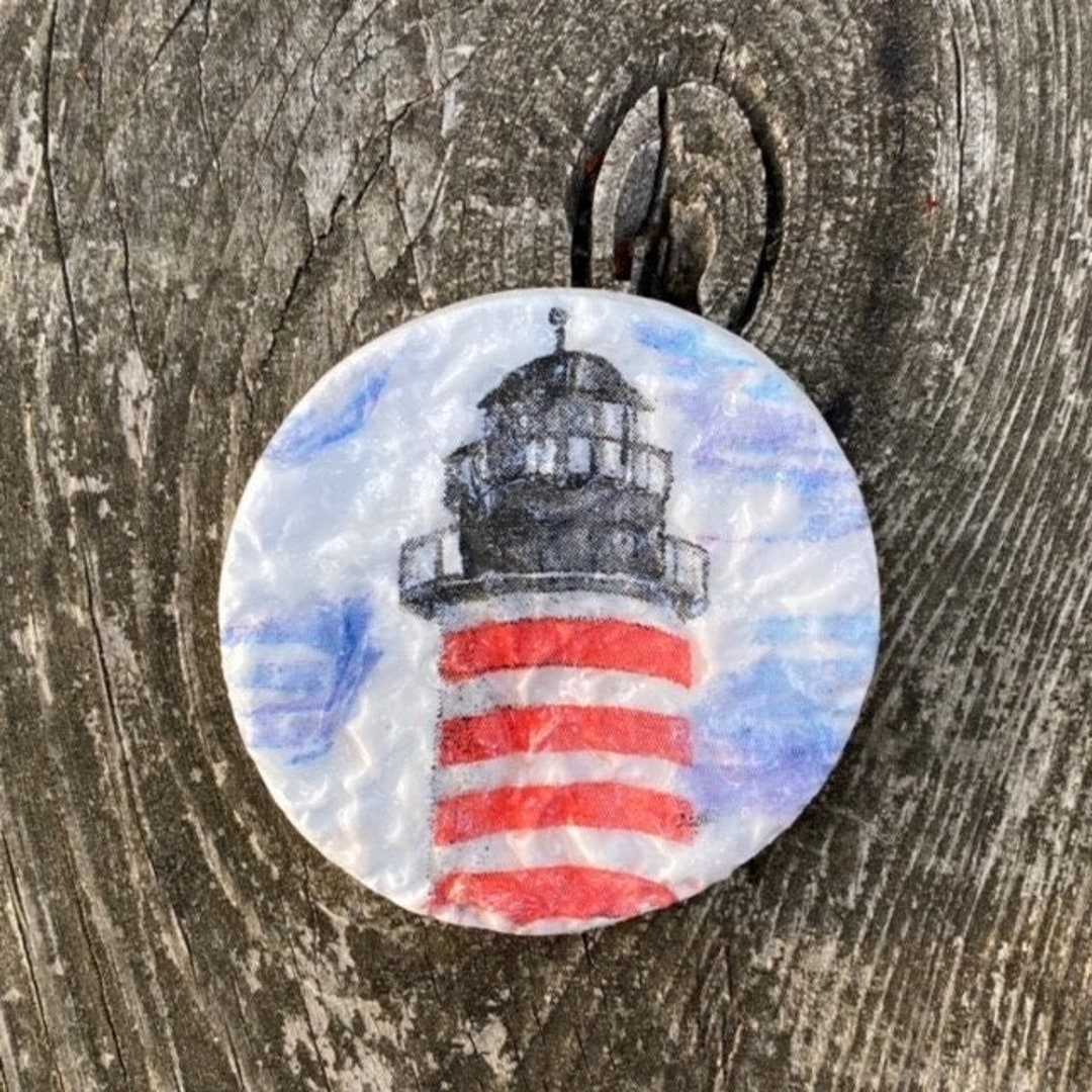 Lighthouse Magnet, Fridge Magnet, Lighthouse Decor, Lighthouse Gift ...