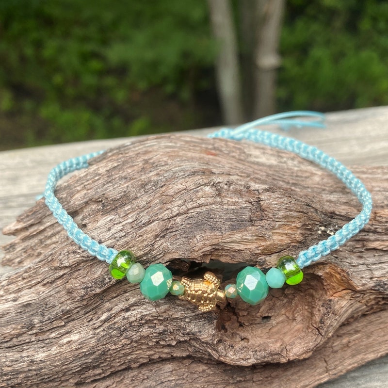 Sea Turtle Anklet - Etsy