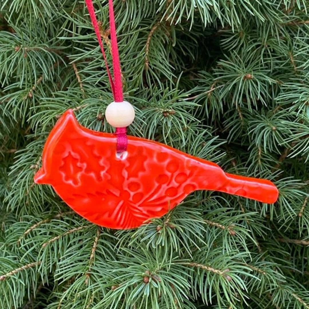 Cardinal Ornament, Cardinal Gift, Cardinal Decor, Bereavement Gift, Red ...