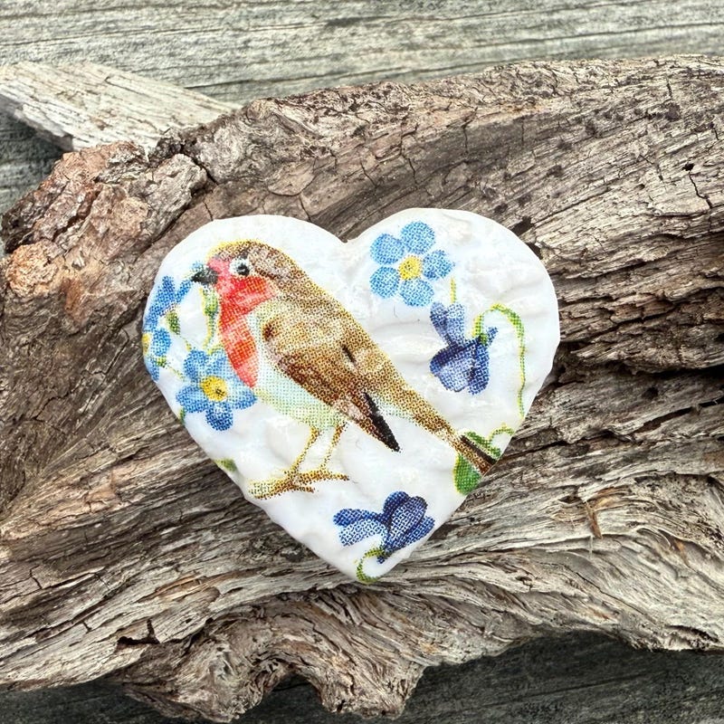 Fridge Magnet Robin - Etsy