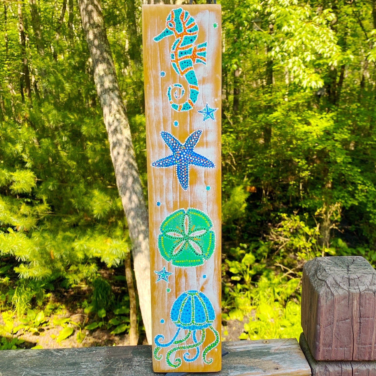 Hand Painted Beach House Sign, Beach House Decor, Reclaimed Wood Sign ...