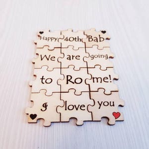 12 Pcs,custom Puzzle,jigsaw Puzzle,wood Puzzle,surprise,personalized ...