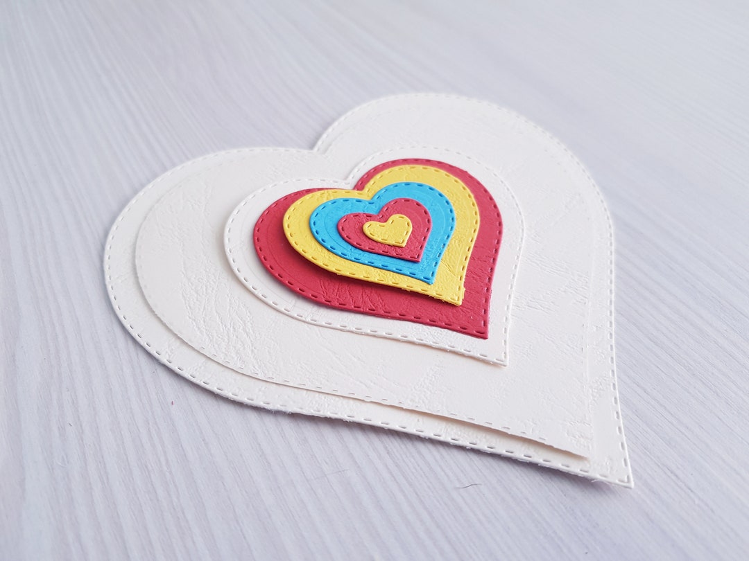 Paper Hearts,paper Heart,die Cut Hearts,hearts,pink Hearts,heart Tags ...