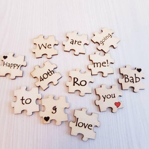 12 Pcs,custom Puzzle,jigsaw Puzzle,wood Puzzle,surprise,personalized ...
