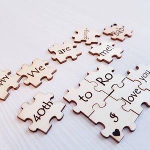 12 Pcs,custom Puzzle,jigsaw Puzzle,wood Puzzle,surprise,personalized ...