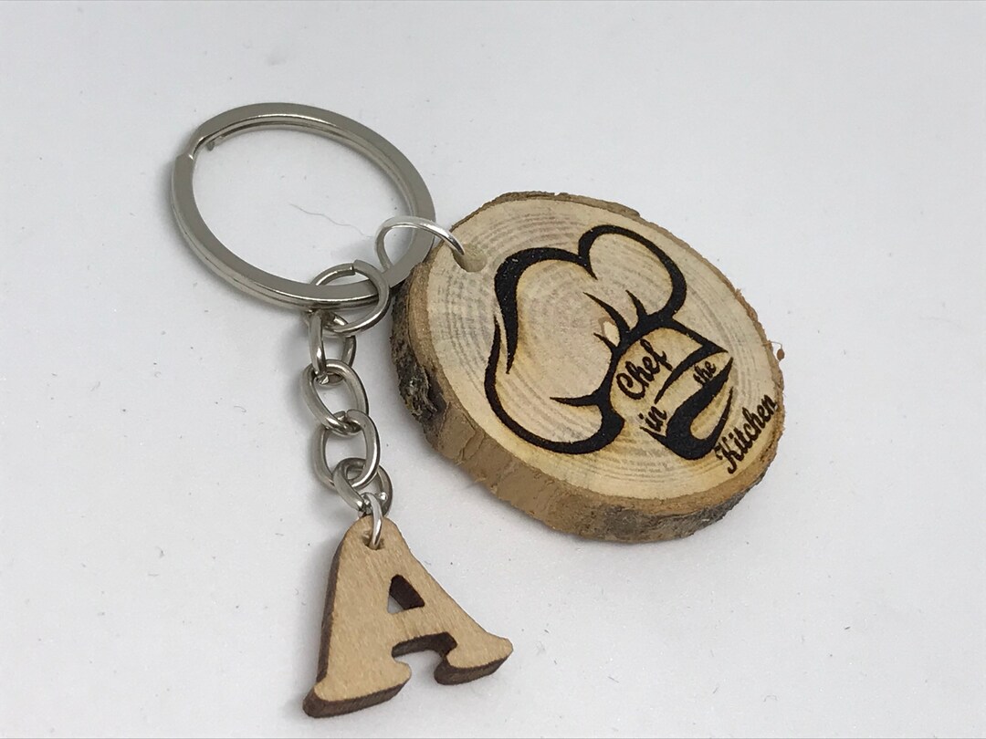 Hot Chef in Kitchen,best Cook,chef,wooden Keychain,personalized Gift ...