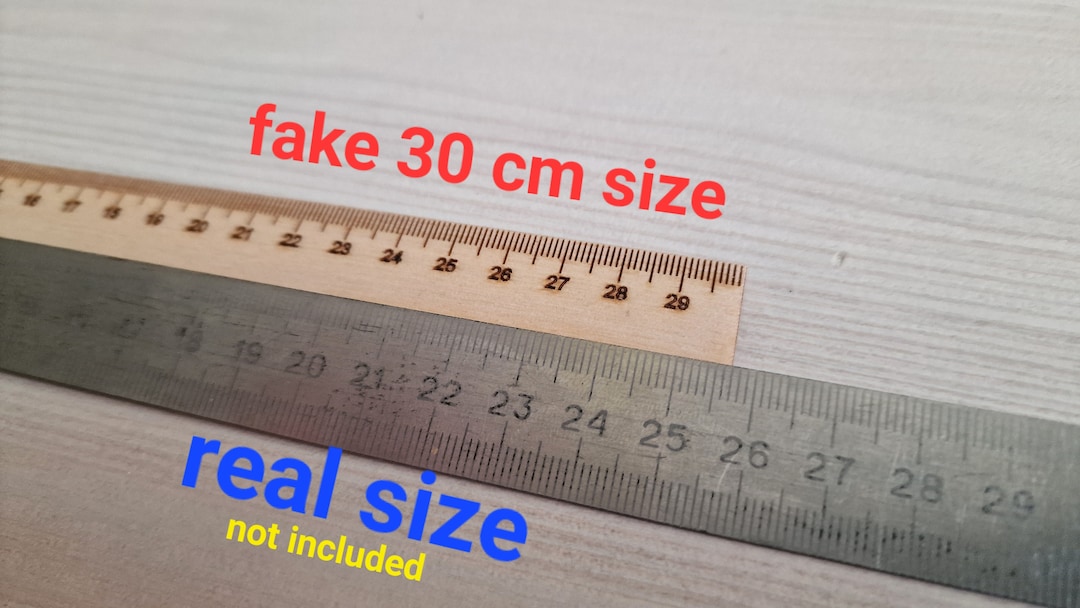 30 Cm Fake Size Ruler, Special Ruler,funny Ruler,personalized Ruler ...