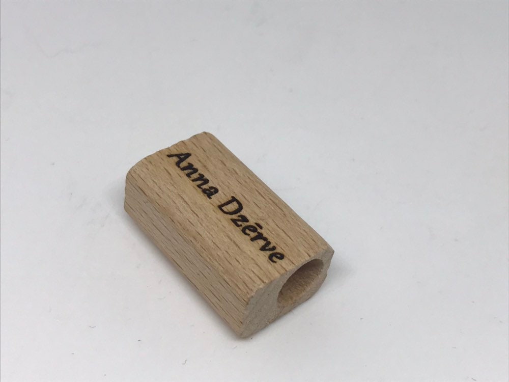 Wooden Pencils Sharpenerpersonalised Pencil Sharpenercustom - Etsy