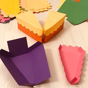 Party Paper Supplies,box Template,favor Box,paper Cake Box,party Favors ...