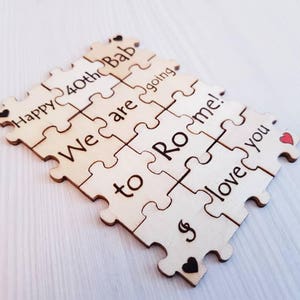 12 Pcs,custom Puzzle,jigsaw Puzzle,wood Puzzle,surprise,personalized ...