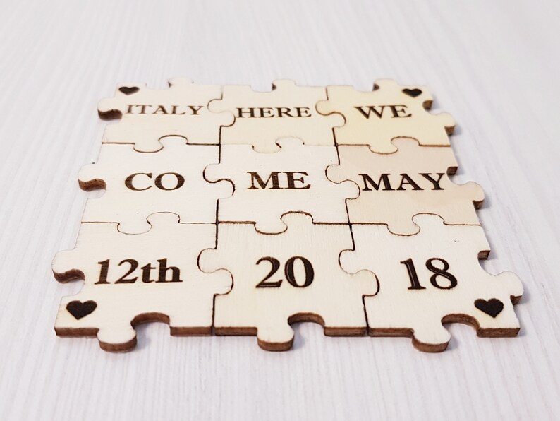 Italy Gift,custom Puzzle,wood Puzzle,surprise Puzzle,personalized ...