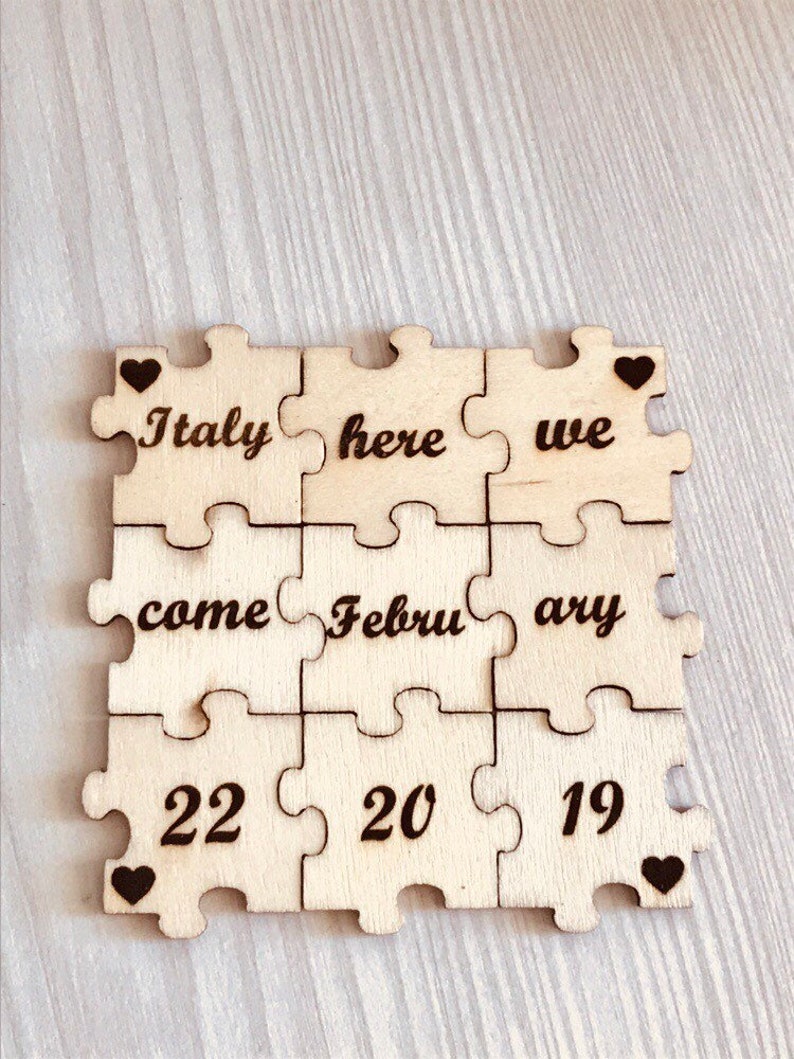 Italy Gift,custom Puzzle,wood Puzzle,surprise Puzzle,personalized ...