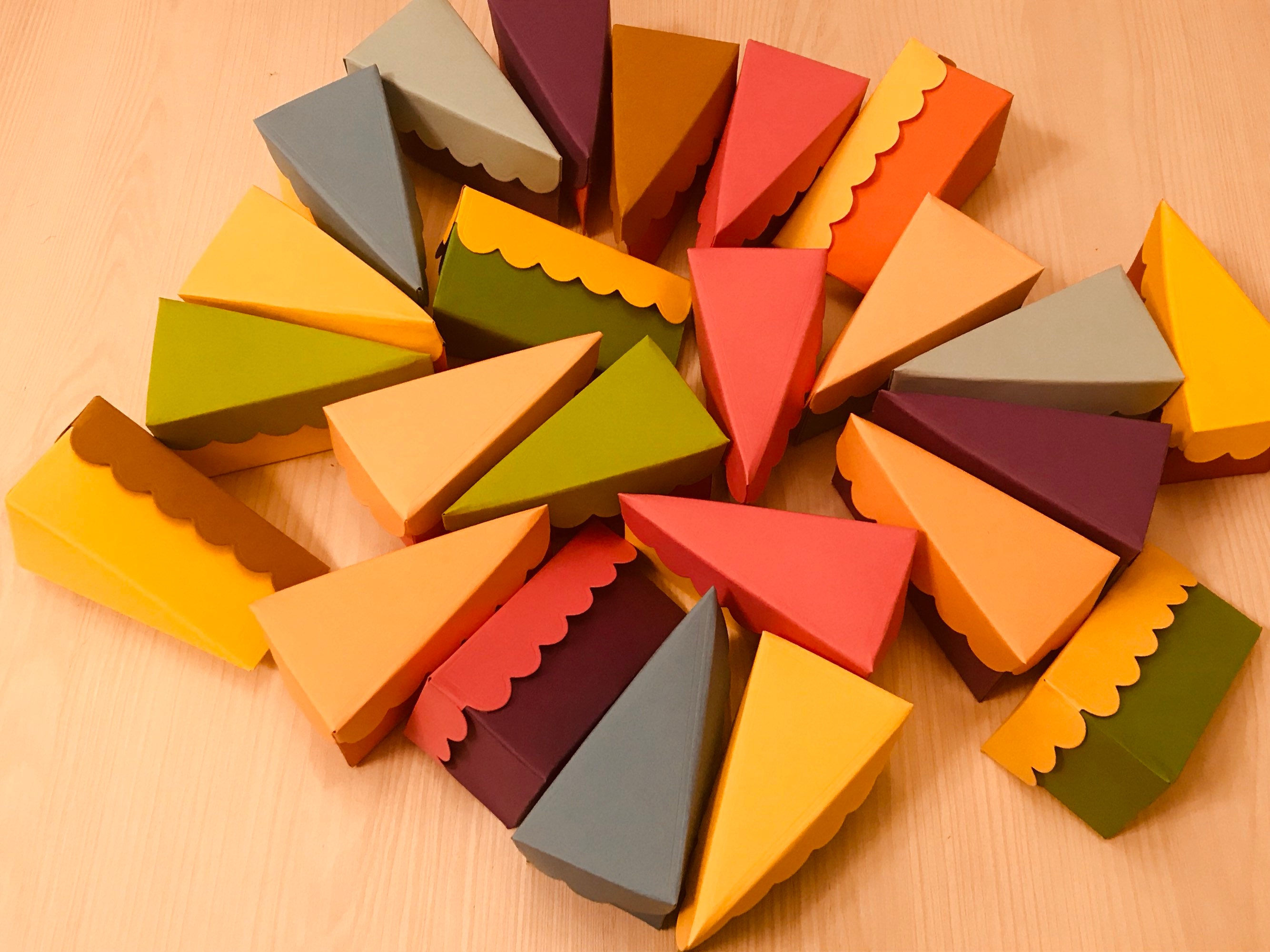 Party Paper Supplies,box Template,favor Box,paper Cake Box,party Favors ...