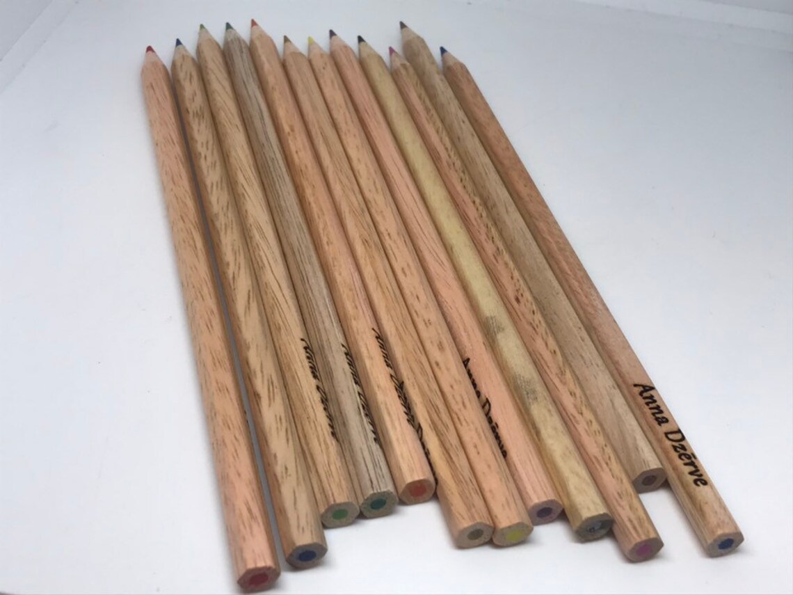 Pentagon Color Pencilsschool Color Pencils Setback to School - Etsy