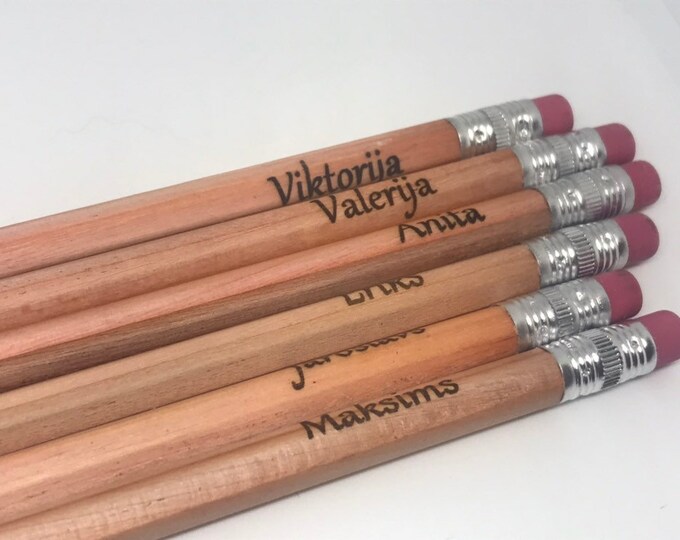 Custom Pencils, Personalized Pencils, Engraved Pencil, Teacher Gift ...