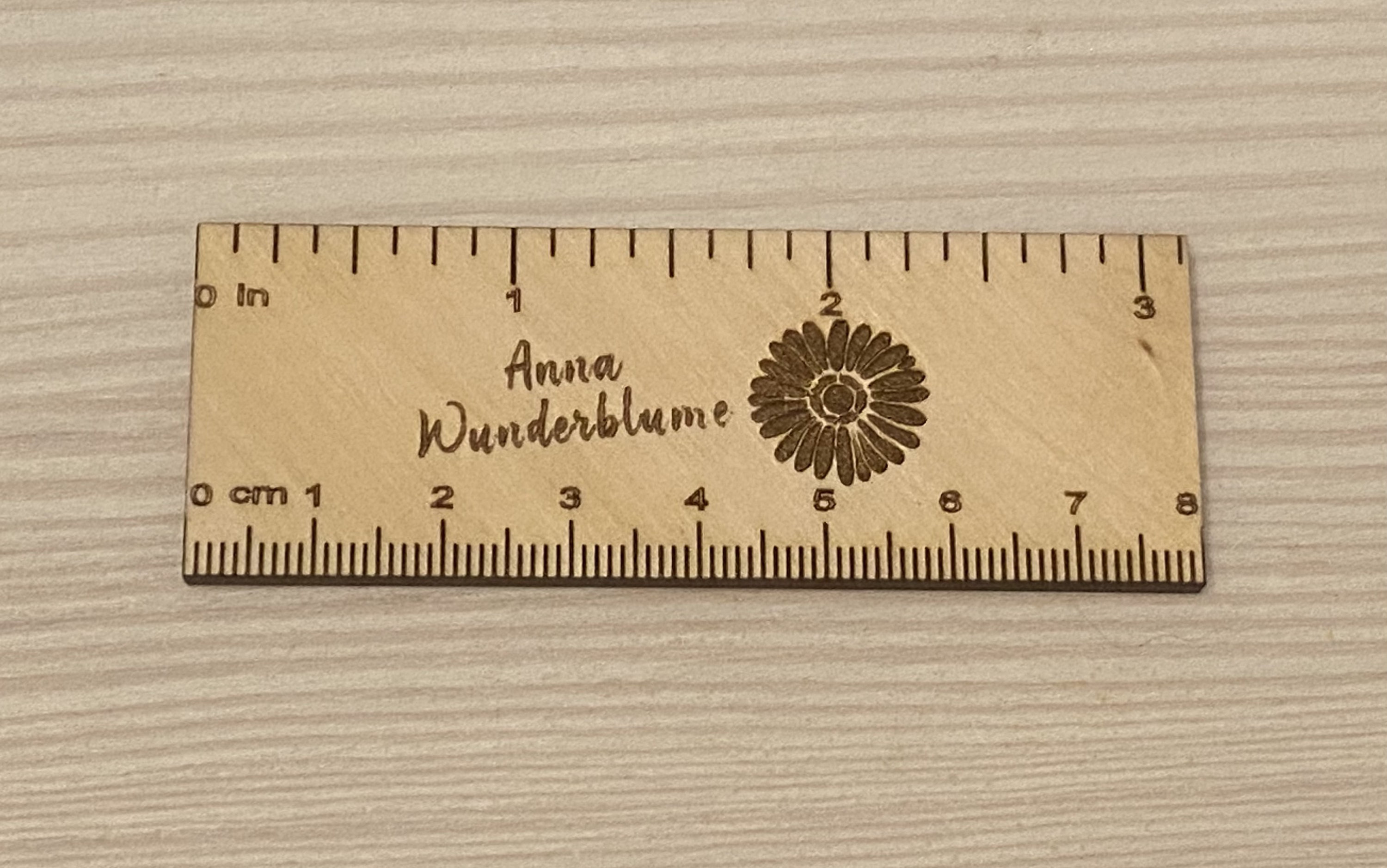 8 Cm Rulerpersonalized Rulercustom Rulerengraved - Etsy
