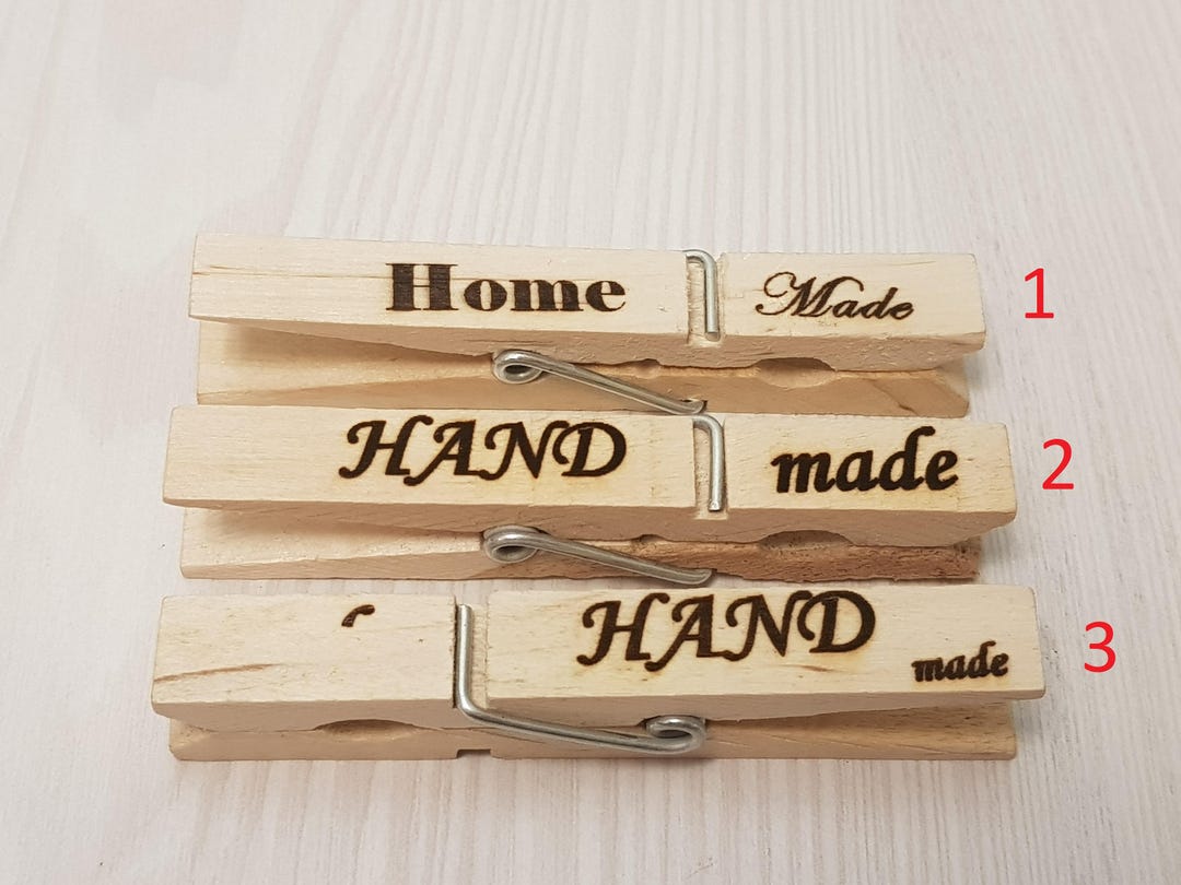 Clothespins,handmade,homemade,personalized Clothespins,wedding Decor ...