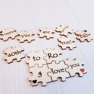12 Pcs,custom Puzzle,jigsaw Puzzle,wood Puzzle,surprise,personalized ...