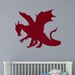 Dragon Wall Decal, Dragon Stickers, Bedroom Decor, Child's Room Decor ...